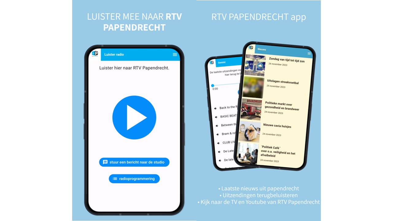 Ontdek de kracht van lokaal nieuws met de nieuwe RTV Papendrecht app ...